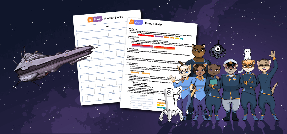 Complete the Fractions Journey with Offline Activities... | Frax